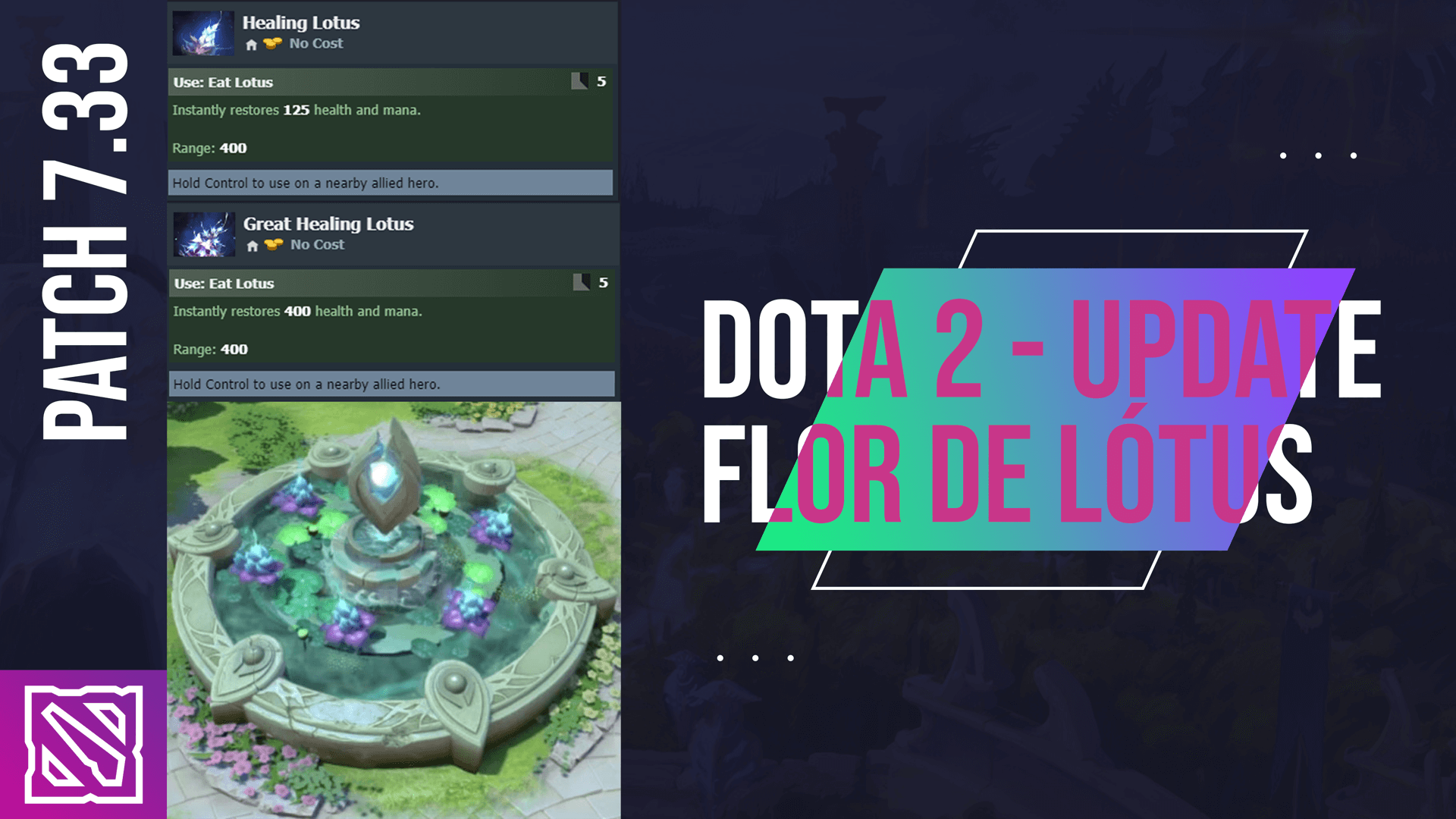 Dota 2 | Como utilizar as Fontes de Lótus